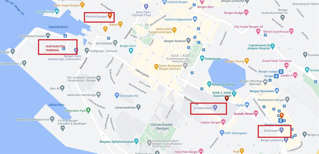 Parkering i Bergen sentrum - visitBergen.com