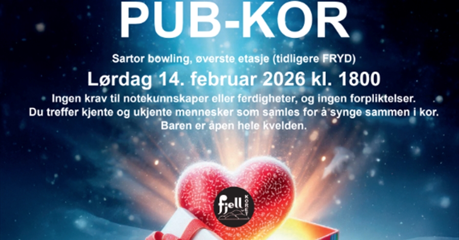Pub-Kor Valentine - Andre arrangement - visitBergen.com